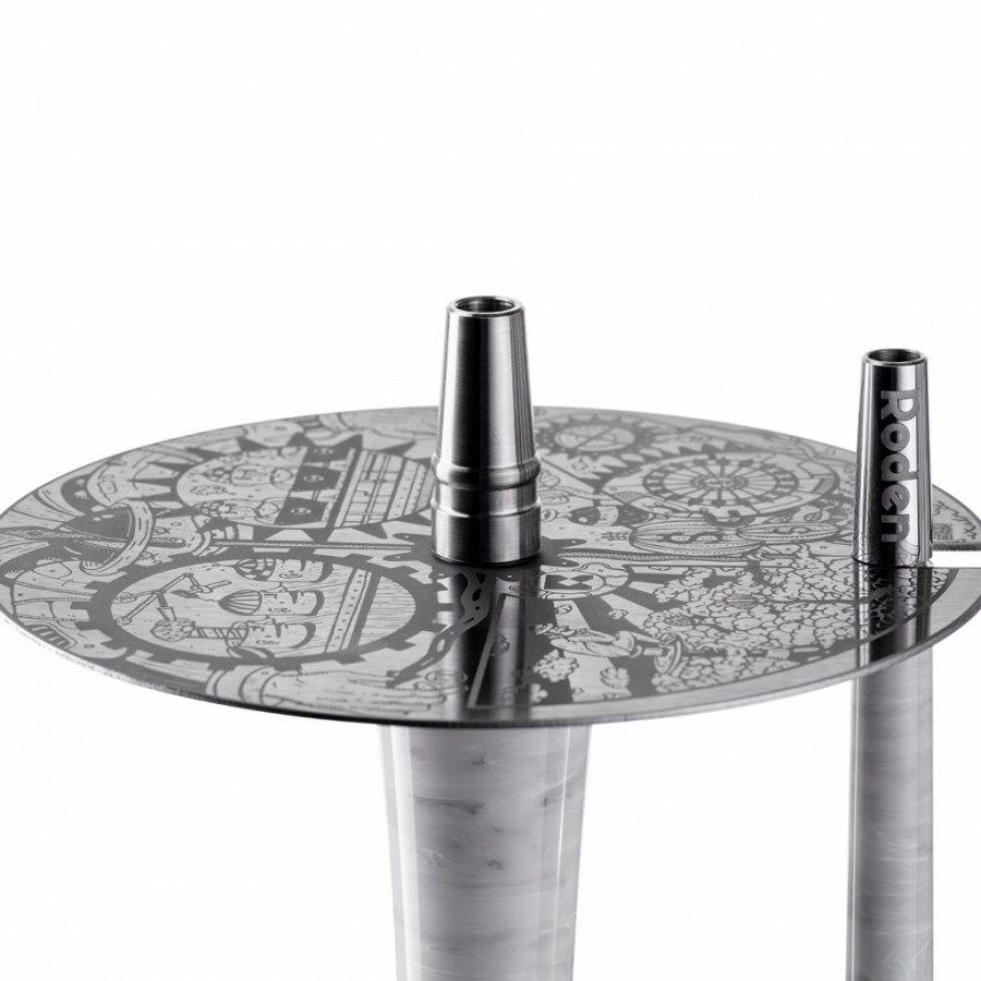 Roden Egoisto hookah in white color
